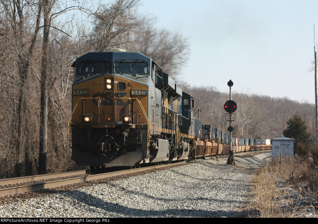 CSX train Q741 at West Van Bibber interlocking
